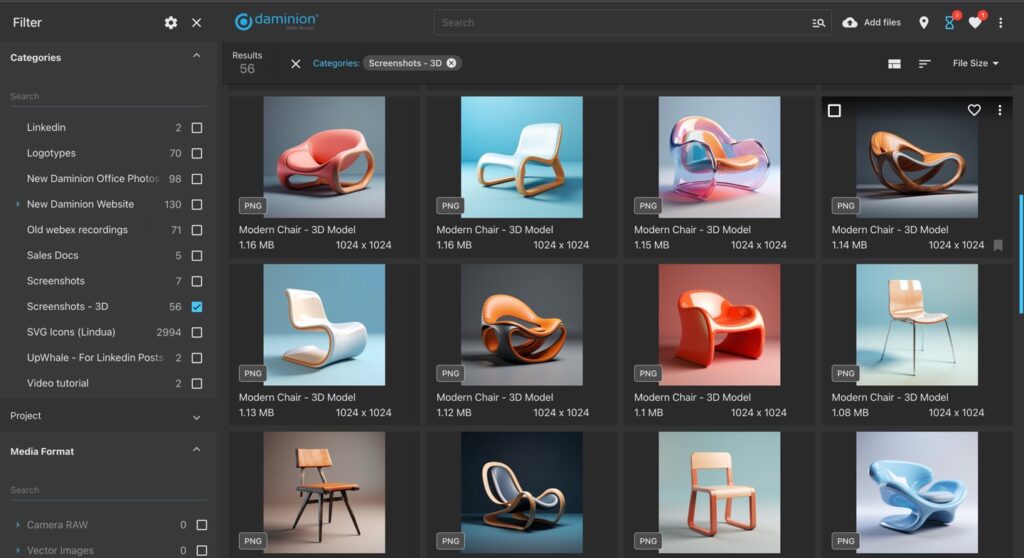 3dModels-Screenshot | Daminion